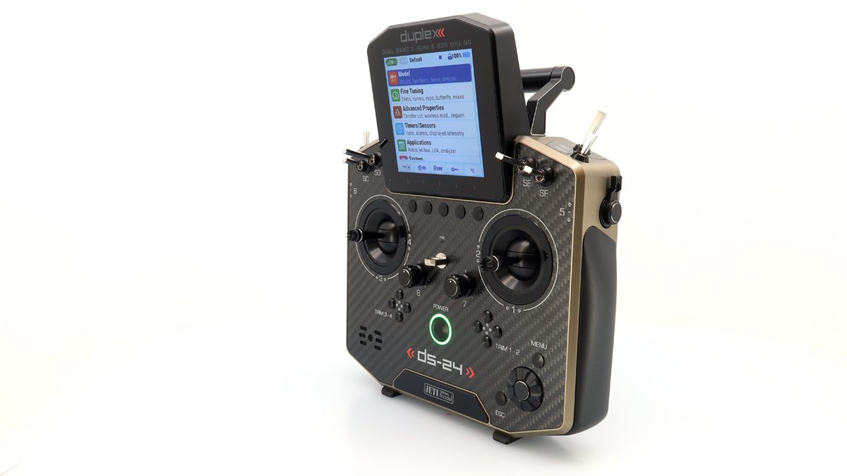 Duplex DS-24 II - Carbon Line Bronze anodized - JETI Model 2,4 GHz ...