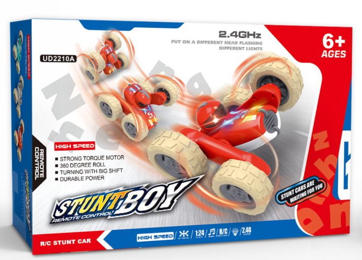 Stunt Boy - 1:24 7 Channels RC Double-Sides Car - Biler - Modelhobby ...