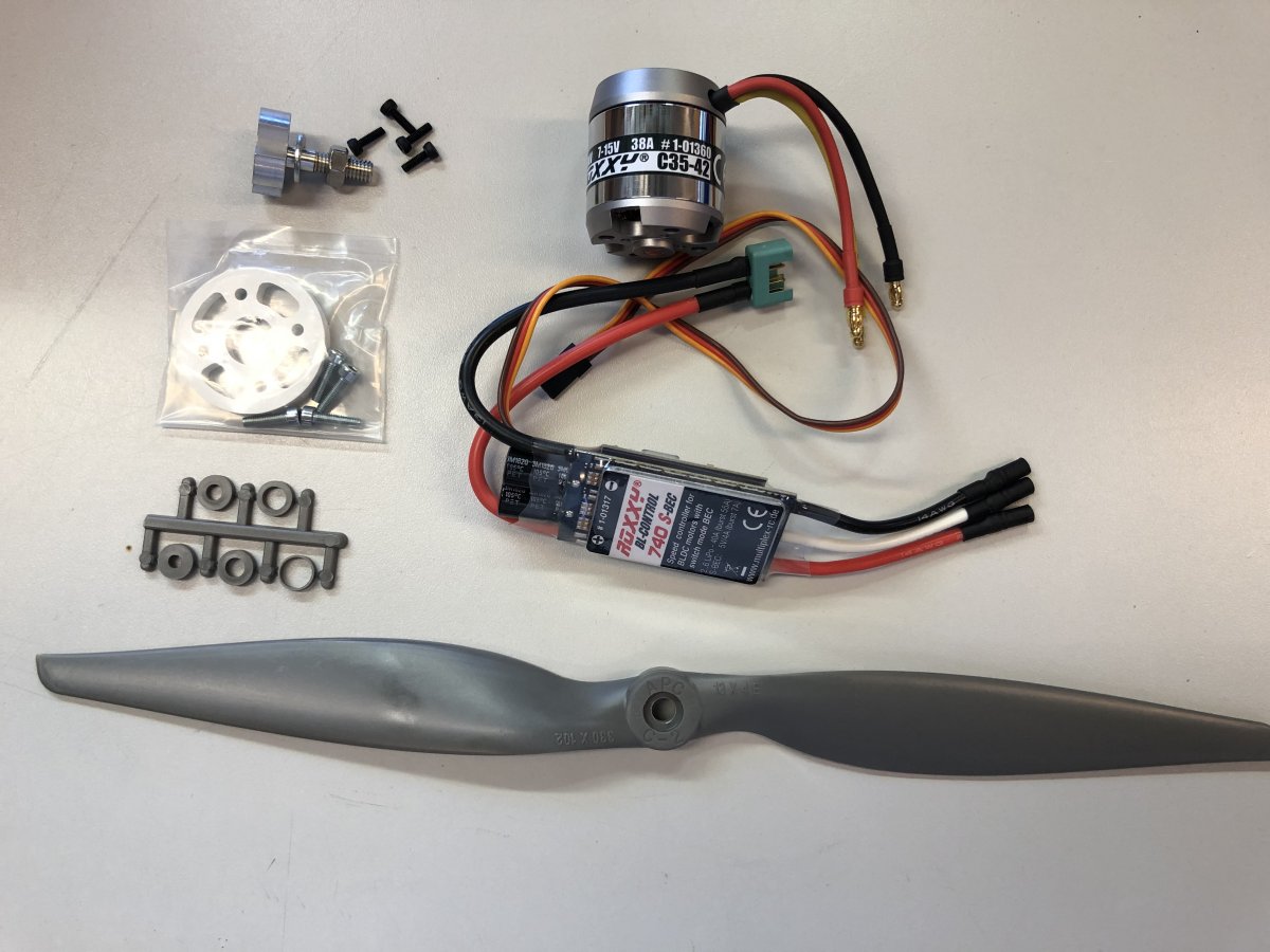 Motorsæt til FunCub NG. - Multiplex - Modelhobby Shop / RC-Netbutik