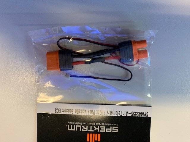 Spændings sensor med EC3 / IC3 stik. - GPS og Telemetri udstyr til ...