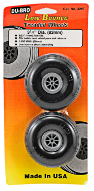 DU-BRO 300TL 3 Feather wheel 83 mm, 1 par. - Hjul og landingsstel ...